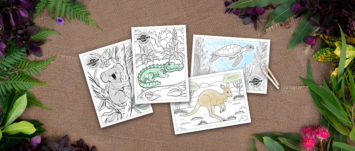 Colouring Sheets - Wildlife Warriors